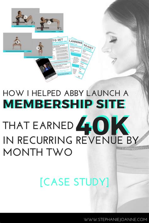 How I Helped Abby Launch A Membership Website That Earned K In Recurring Revenue By Month Two