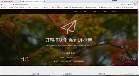 Layui入门layui使用教程 Csdn博客