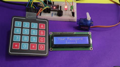 Arduino Keypad Door Lock Security System