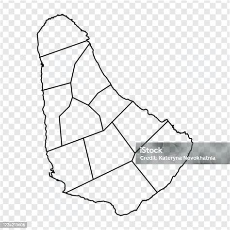 빈지도 바베이도스 웹 사이트 디자인 로고 응용 프로그램 Ui에 대한 투명 배경에 지방바베이도스의 높은 품질의지도 중앙 아메리카