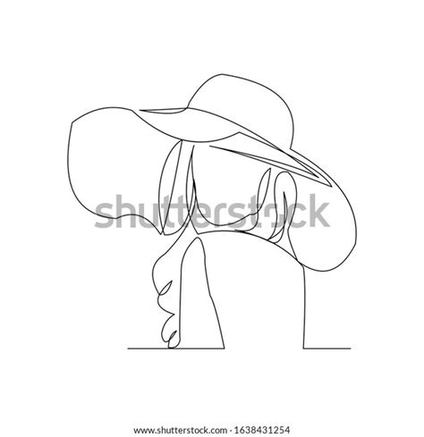 Continuous Line Drawing Beautiful Sexy Girl Stock Vector Royalty Free 1638431254 Shutterstock