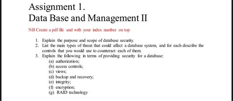 Solved Assignment 1 Data Base And Management Ii Nb Create A