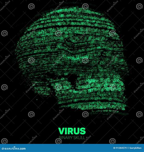 Skull Code Stock Image 6748177