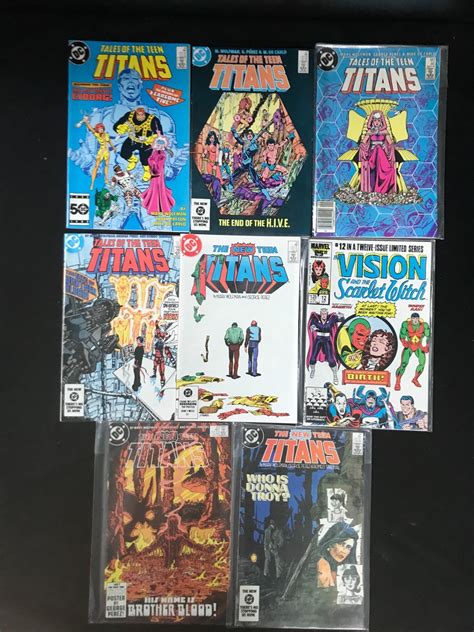 Dc Comcis New Teen Titans Comic Book Lot