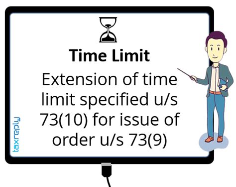 Extension Of Time Limit Specified U S 73 10 For Issue Of Order U S 73 9