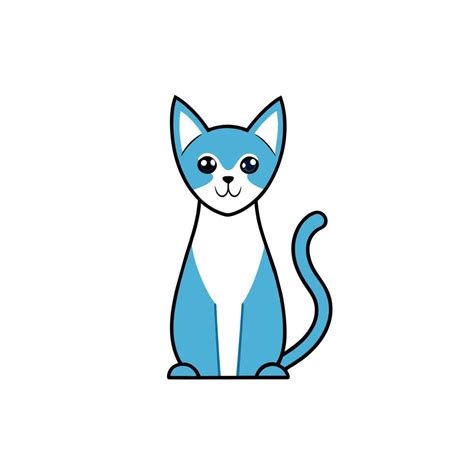 Arabian Mau Cat Sits Icon Illustration 46916416 Vector Art At Vecteezy