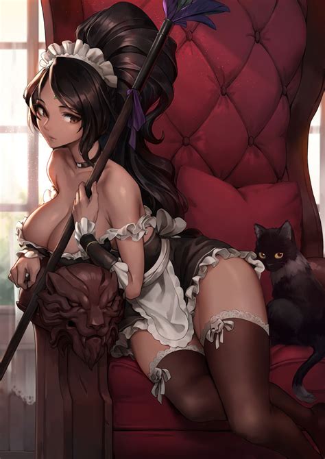 Nidalee And French Maid Nidalee League Of Legends Drawn By Oopartz