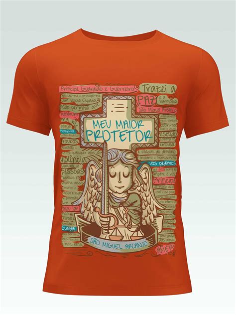 Camiseta São Miguel Arcanjo Virtueprint