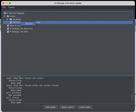 Modding Guide X Change Life Wiki