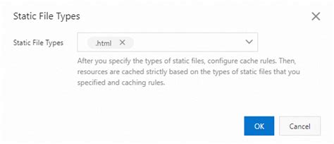 Configure Static File Caching Rules After Enabling Acceleration For