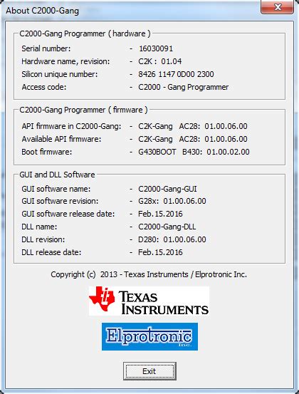 C2000 Gang C2000 Gang Error In Self Test Image Flash Access C2000