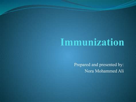 Immunization Pptx