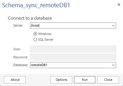 Remote Database Synchronization Using A Database Installer Package