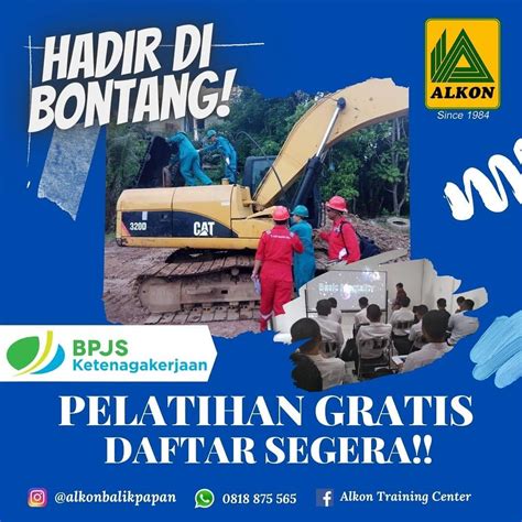 Alkon Training Center - PELATIHAN OPERATOR EXCAVATOR GRATIS !!! . HADIR DI BONTANG .... . ALKON ...