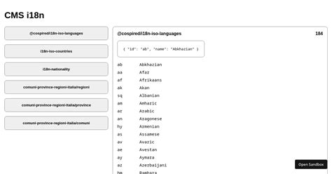 Cms I18n React Forked Codesandbox