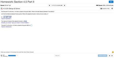 Solved Save Homework Section 4 5 Part Ii Score 0 5 Of 1 Pt