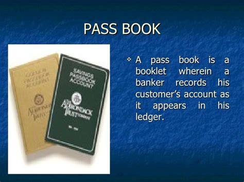 What Is A Pass Book Account At Alica Martel Blog