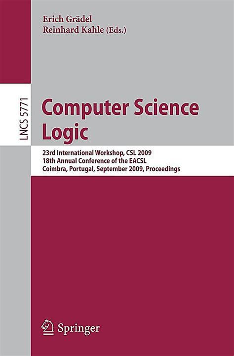Computer Science Logic Buch Portofrei Bei Weltbildde Bestellen
