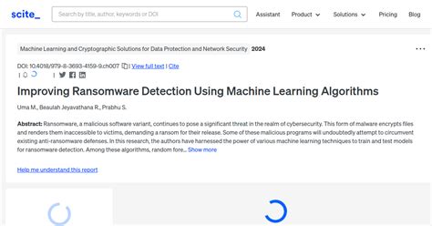 improving ransomware detection using machine learning algorithms