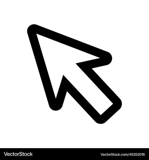 Mouse Cursor Icon Computer Pointer Royalty Free Vector