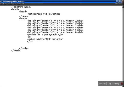 Embed Youtube Video Html5 Tutorial Basic Step 3 Video For Beginners