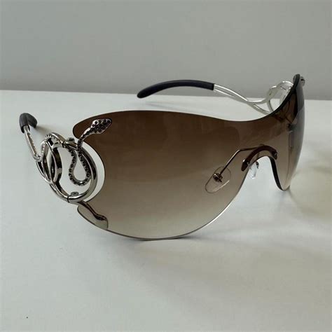 Y2k Sunglasses Y2k 2000s Vintage Style Brown Shades Oversized
