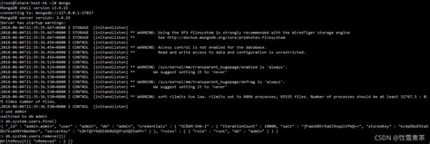 Mongodb忘记密码、修改密码总结mongodb忘记admin密码 Csdn博客