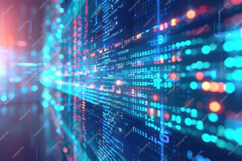 Premium Photo | Big data visualization and machine learning analysis in digital age