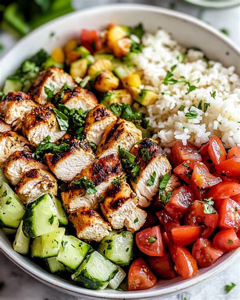 Mediterranean Chicken Bowl Recipe For A Healthy Meal