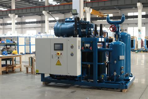 Condensing Unit With Frascold Screw Compressor For Vegetable And Fruit