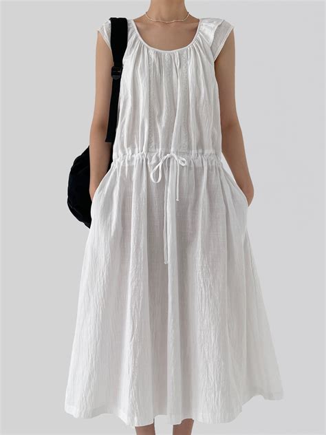 어텀 린넨레이스원피스