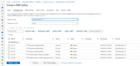 Azure Waf Deployment And Configuration Step By Step