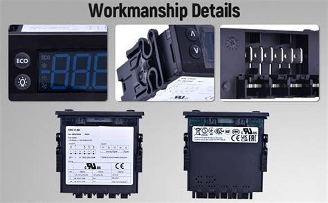 Erc112d Temperature Controller Kit Electronic Refrigeration Controller With Dual