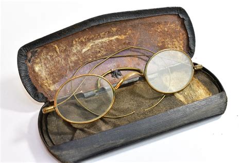 Antique Full Wire Eyeglass Frames Specticals Trenton Gem