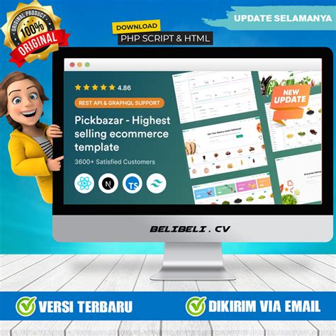 Jual Tailwind Css Pickbazar React Ecommerce Template With React