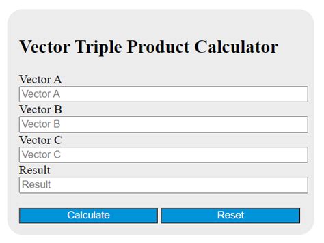Vector Triple Product Calculator Calculator Academy