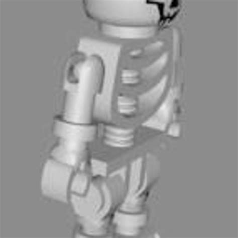 Lego Skeleton D Model Ds Unknown Wrl Stl Obj Fbx Dxf Dae C D X Free D