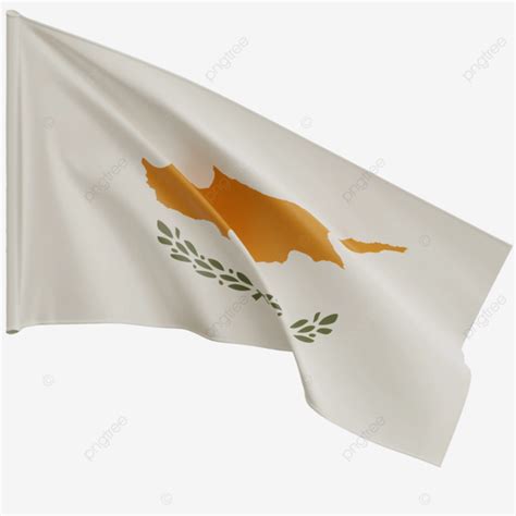 펄럭이는 키프로스 깃발 기둥이 있는 키프로스 국기 투명하게 흔들며 키프로스 국기 키프로스 국기 Png 일러스트 및 Psd 이미지 무료 다운로드 Pngtree