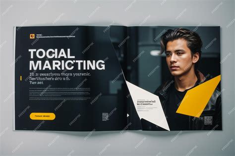 Premium Photo Corporate Trifold Brochure Template Design With World