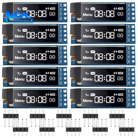 10 Set Oled Display Ule Ssd1306 Driver Iic I2c Serial Self Luminous Display Board For Arduino