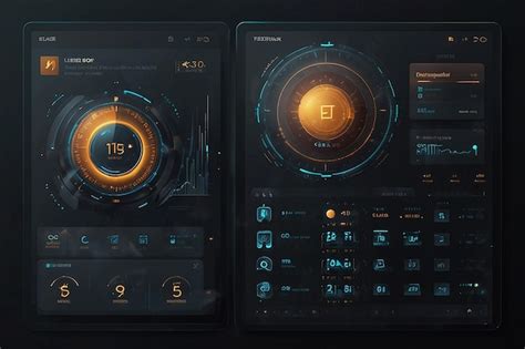 Futuristic Technology Interface Design Premium Ai Generated Image
