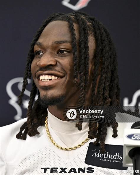 Houston Texans Safety Calen Bullock Speaks At A Press Conference After