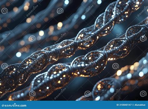 A Highly Detailed Digital Illustration Of Dna Strands Stock Illustration Illustration Of