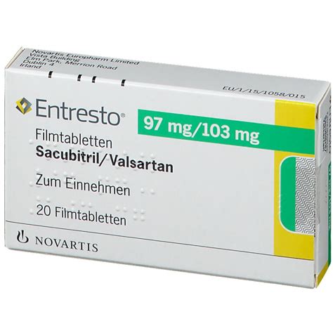 Entresto® 97 Mg103 Mg 20 St Mit Dem E Rezept Kaufen Shop Apotheke
