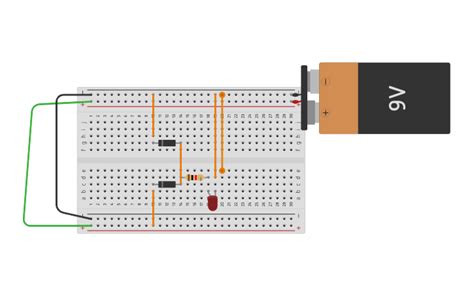 Circuit Design Drl Or Gate Tinkercad