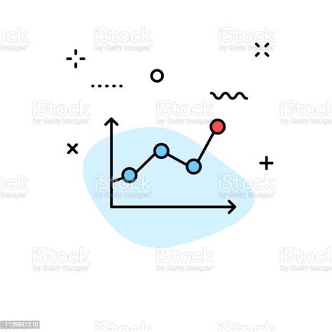 Data Analysis Web Icons In Line Style Graphs Analysis Big Data Growth