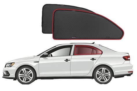 Volkswagen Jetta Sedan 6th Generation Car Rear Window Snap Shades A6 Typ 5c6 2011 2018