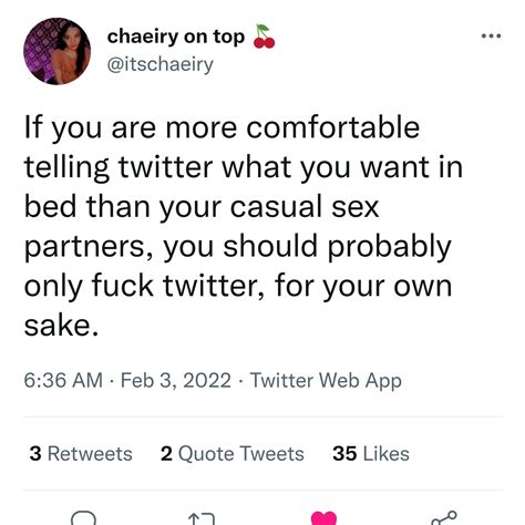 The Absolute State Of Twitter Sex Talks R Destiny