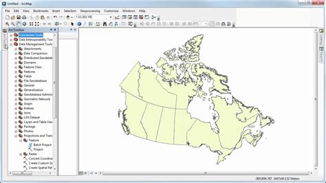 Saving Data With A New Projection In ArcMap YouTube