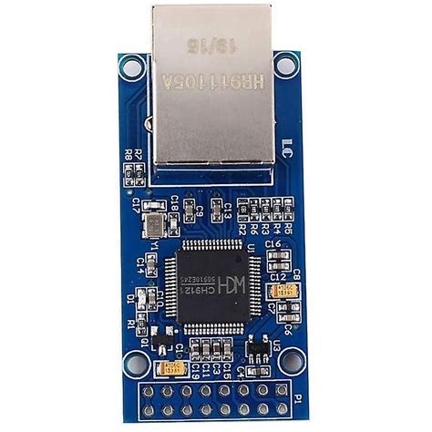 ch9121 serial port ethernet network module uart to rj45 converter dc 3